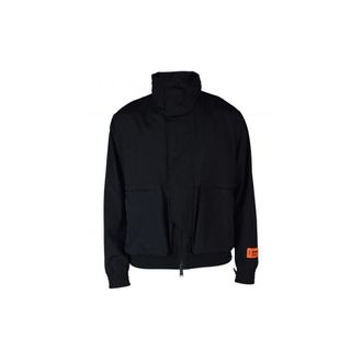 Heron Preston Windbreaker Jacket - - Jackets - Herren - Schwarzk - XS