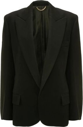 Victoria Beckham Jacke mit Design-Ärmeln - Schwarz