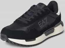 Emporio Armani Sneaker aus Leder-Textil-Mix Modell VINTAGE RUNNING