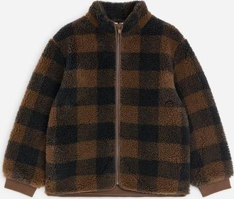 Arket Teddyjacke -Schwarz