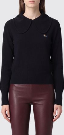 Vivienne Westwood Wollstrick-Polo von mit Matrosenkragen und Orb-Logo