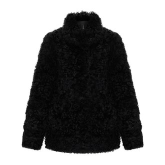 By Malene Birger Adeline Wende-Lammfelljacke - - Jackets - Damen - Schwarzk - M