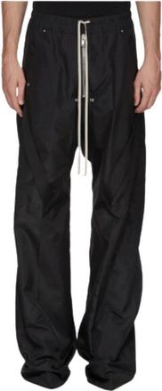Rick Owens Homme, Sport, Noir, Taille: XL Pantalon Zipp&eacute;