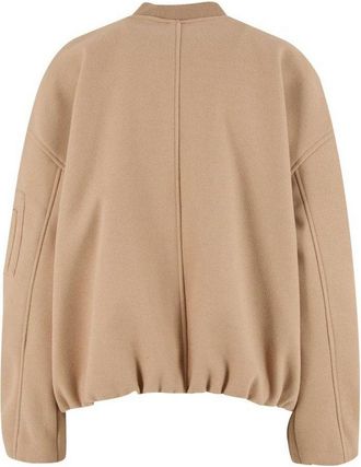 Urban Classics Kurzjacke Ladies Faux Wool Bomber Jacket