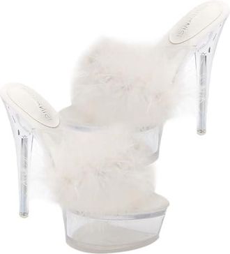 Minkissy Sandales à Talons Hauts pour Fille Élégantes Et Confortables Chaussures Extérieur Moelleuses