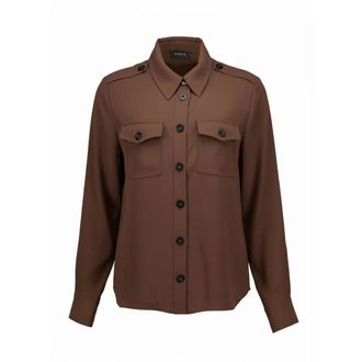Nenette Top Fen Bluse - - Blouses & Shirts - Damen - Braun - S