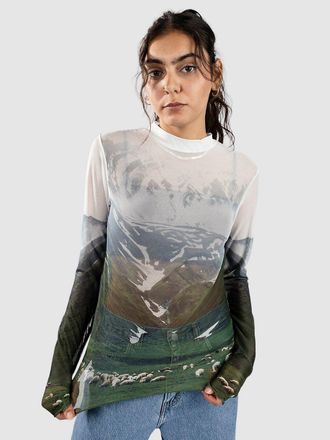 Blue Tomato Mesh Layer T-Shirt manches longues à motifs