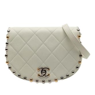 Chanel Sac bandouli&egrave;re vintage Pre-owned - Femme - Pre-owned - Blanc - Taille: ONE Size