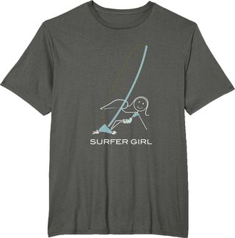 Whyitsme Design Lustige Frauen Windsurfen, M&auml;dchen Windsurfer Geschenk T-Shirt