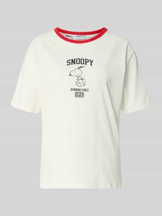 Jake*s Casual T-Shirt mit Motiv-Print und Rundhalsausschnitt