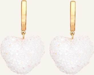 Crystal Haze Crystal Haze Creolen Jelly Heart Cloud By Glambou gold