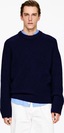 Arket Lockerer Wollpullover -Blau