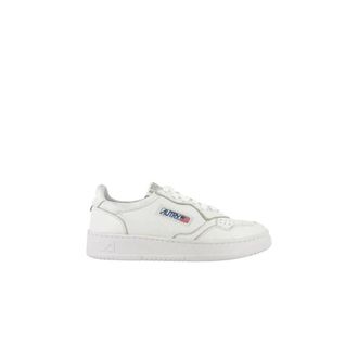 Autry Femme, Chaussures, Blanc, Taille: 37 EU Leather Low Top Baskets