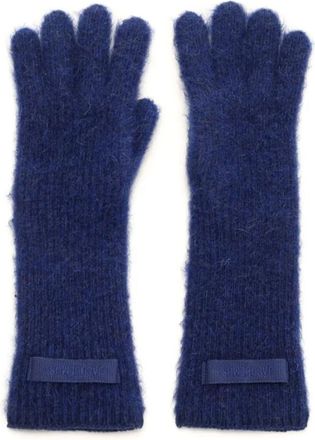 Jacquemus Femme, Accessoires, Bleu, Taille: ONE Size Gros Grain Gloves
