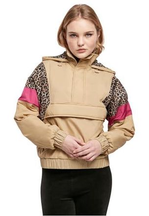 Urban Classics Veste &agrave; Enfiler Mixte AOP pour Femme Jacket, Union Beige/Darkleo/W, XXXXXL