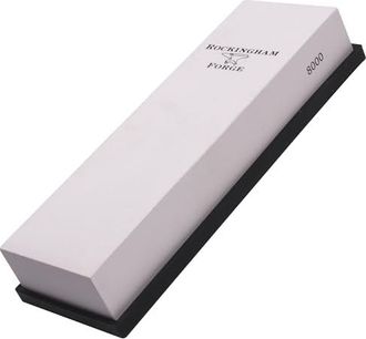 Rockingham Forge SUPERSHARP PRO Schleifstein, superfeine K&ouml;rnung 8000 - Professioneller Messersch&auml;rfstein mit rutschfester Unterlage, 24 x 8 x 4 cm - Langlebiger, brei