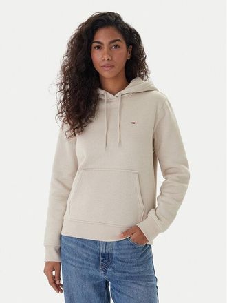 Tommy Jeans Sweatshirt Flag DW0DW19958 Beige Regular Fit