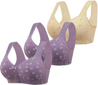 Generic Bustier femme rembourr&eacute; ne laisse pas de traces sur le dos, soul&egrave;ve la poitrine, sous-v&ecirc;tements fronc&eacute;s, doux, doux pour la peau, boucle ouverte &agrave; lav