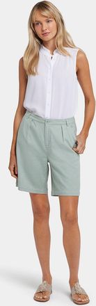 NYDJ L&auml;ssige Shorts aus Stretch-Leinen