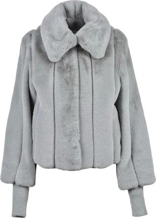 Patrizia Pepe Homme, Vestes, Gris, Taille: S Veste en Peluche Shearling