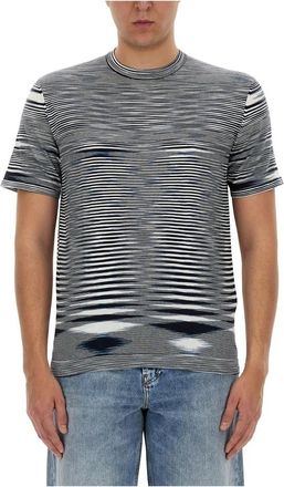 Missoni Homme, Tops, Multicolore, Taille: XL T-shirt &agrave; Manches Courtes