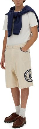 Dr&ocirc;le de Monsieur Cotton Bermuda Shorts - Beige