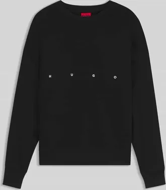HUGO BOSS Oversize Sweatshirt mit R&uuml;cken-Print