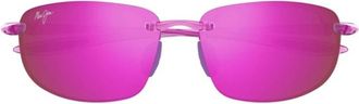 Maui Jim Femme, Accessoires, Rose, Taille: 64 MM Hookipa Lunettes de soleil