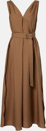 Brunello Cucinelli Midikleid aus einem Baumwollgemisch