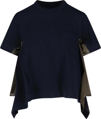 sacai T-Shirt - Bleu