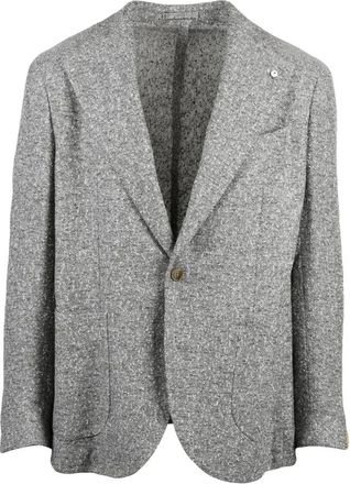 L.B.M. 1911 L.b.m. 1911, Homme, Vestes, Gris, Taille: 2XL Giacca Stondata