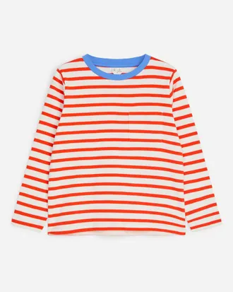 Arket Langarm-T-Shirt -Blau