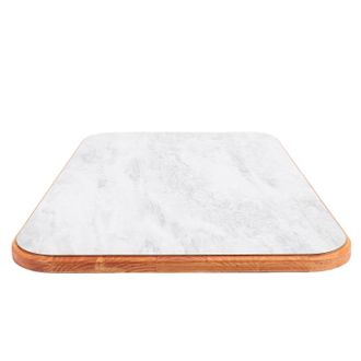 Generic Fdit Ersatz f&uuml;r Wohnmobil-Bootstischplatte, Stilvolles Finish f&uuml;r Anh&auml;nger, Nutzfahrzeuge, 23,23 X 15,35 Zoll Massivholzplatte f&uuml;r den Innenraum von W