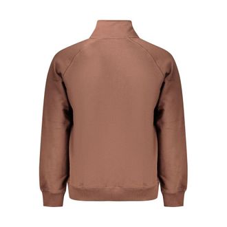 Timberland Half-Zip Cotton Sweatshirt - Brown