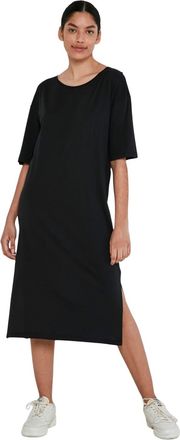 Noisy May Noisy may Damen Kurzarm Kleid Regular Fit Sommer Shirt Dress Rundhals Drop Shoulder NMMAYDEN