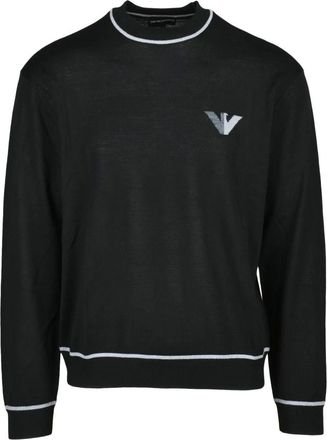 Emporio Armani Homme, Pulls, Noir, Taille: 2XL Maglioncino sottile