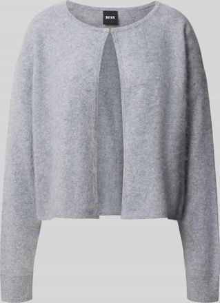 HUGO BOSS Strickjacke aus Wolle Kaschmir ohne Verschluss