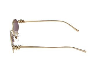 Cartier Womens Ct0644s Oval Metal Sunglasses Gold