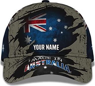 Generic Patriotique Fabriqu&eacute; en Australie avec Le Drapeau Australien Femme Homme Strapback Cap Protection Solaire Casquette De Baseball Anti-UV Casquette-Hip 
