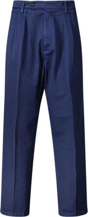 Massimo Alba Homme, Pantalons, Bleu, Taille: M Pantalon de costume