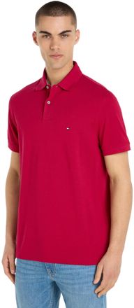 Tommy Hilfiger Herren Poloshirt Kurzarm Core 1985 Regular Fit, Rot (Royal Berry), S