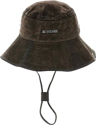 Jacquemus unisex, Accessoires, Brun, Taille: 58 CM Le Bob De-N&icirc;mes