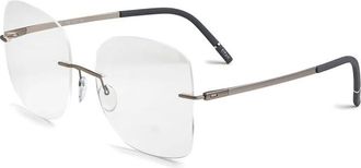 Silhouette unisex, Accessoires, Gris, Taille: 56 MM The Dawn 5573 Eyeglasses