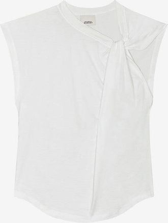 Isabel Marant T-shirt Nayda - Femme - Blanc - Taille XL - Isabel Marant