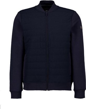 Fynch-Hatton Fynch-Hatton Herren Hybrid Jacke blau Mikrofaser unifarben
