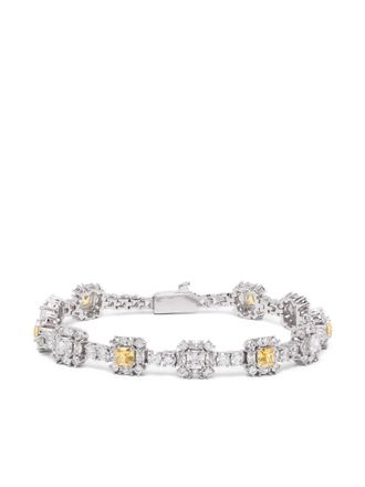 Darkai Daisy-Stud Armband - Silber