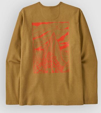 Patagonia Lw Cloud Crag Wildrise Crew Sweater bobcat brown