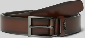 HUGO BOSS Lederg&uuml;rtel mit Dornschlie&szlig;e Modell Cole-Ant