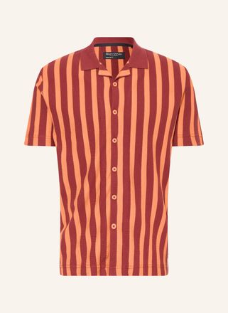Marc O'Polo Marc Opolo Resorthemd Regular Fit Aus Jersey rot