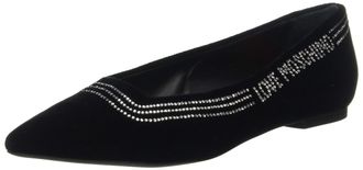 Love Moschino Ja11211g0bjo0, Ballet Flat Damen, Schwarz - Größe: 39 EU